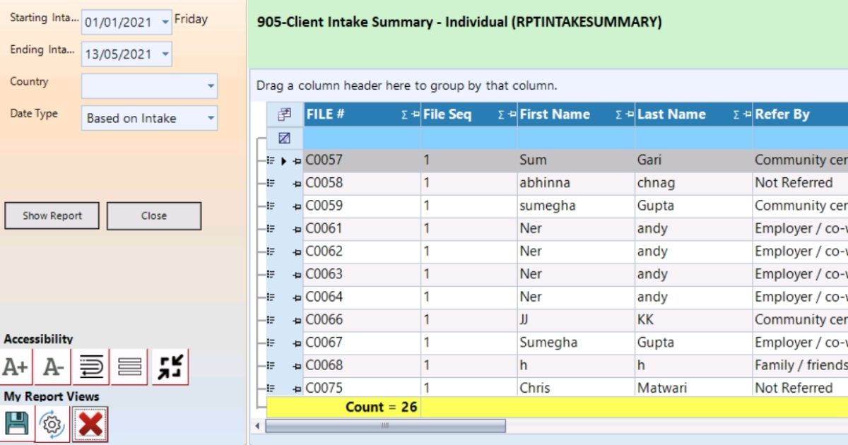 How to generate a report in CARMIS - Case Management Solution for Non ...